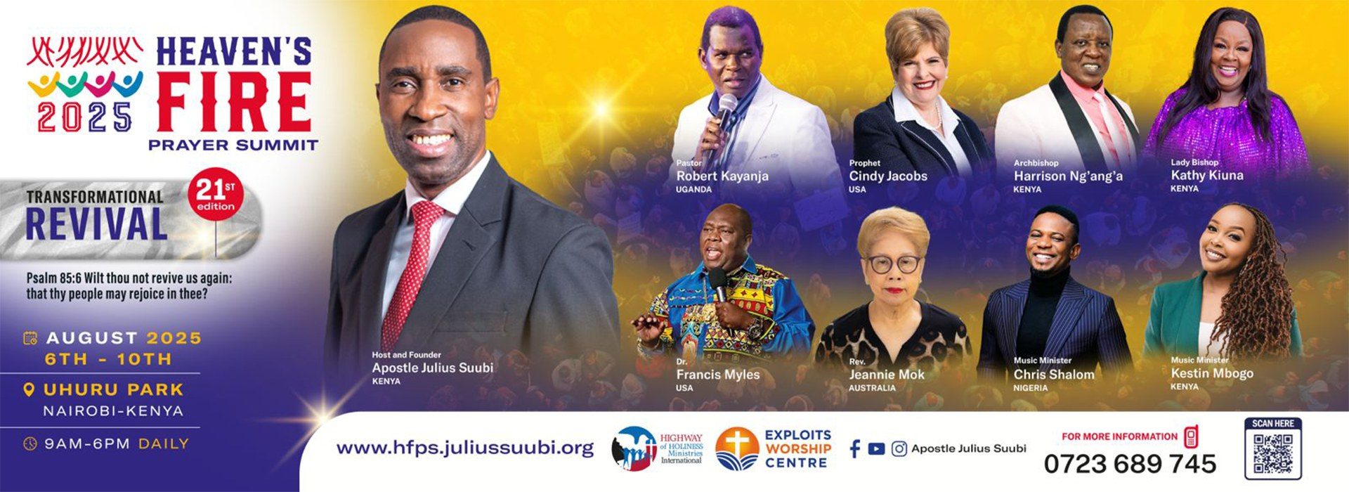 Apostle Julius Suubi | Founder Highway of Holiness Ministries International